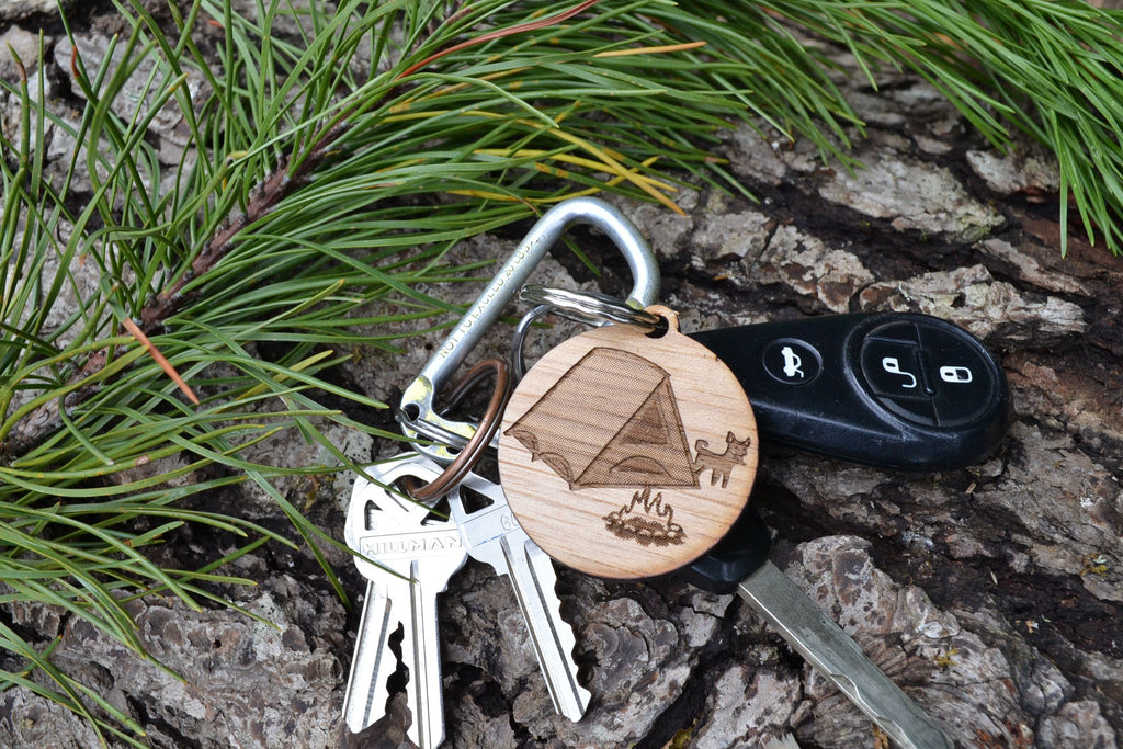 The Camp Series Wood Keychain Set – Weild Tendencies
