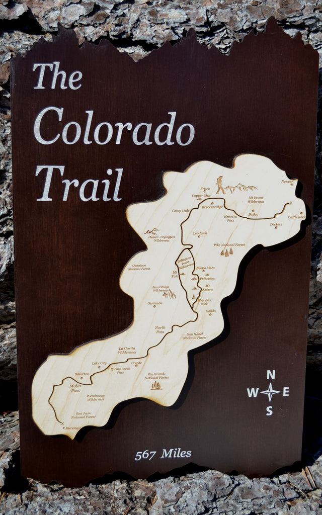 The Colorado Trail Wood Map – Weild Tendencies